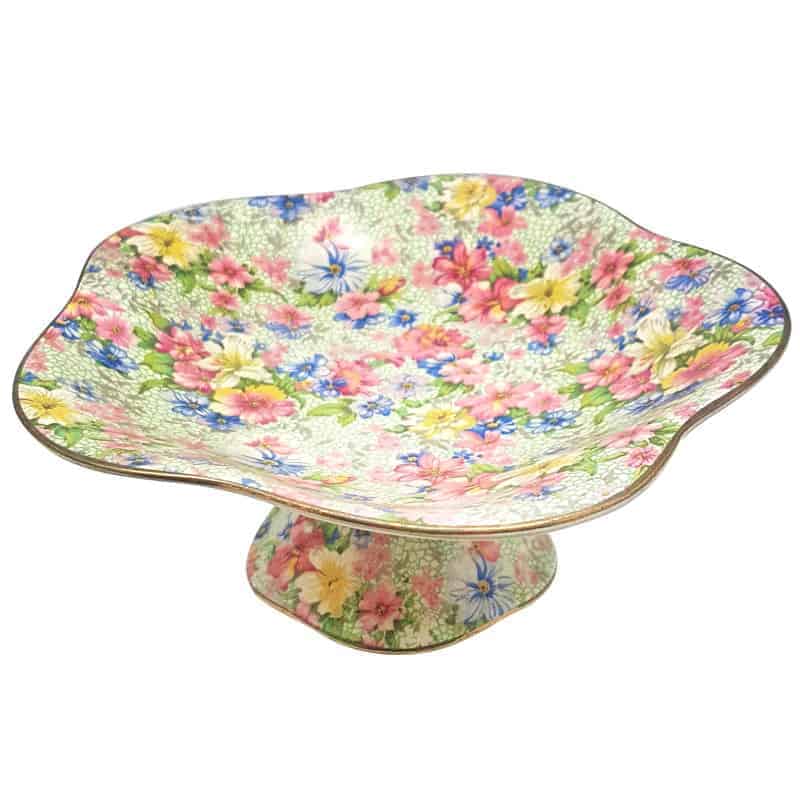 Royal Winton Marion Pattern Standing Bowl - Clyde on 4th Antiques ...