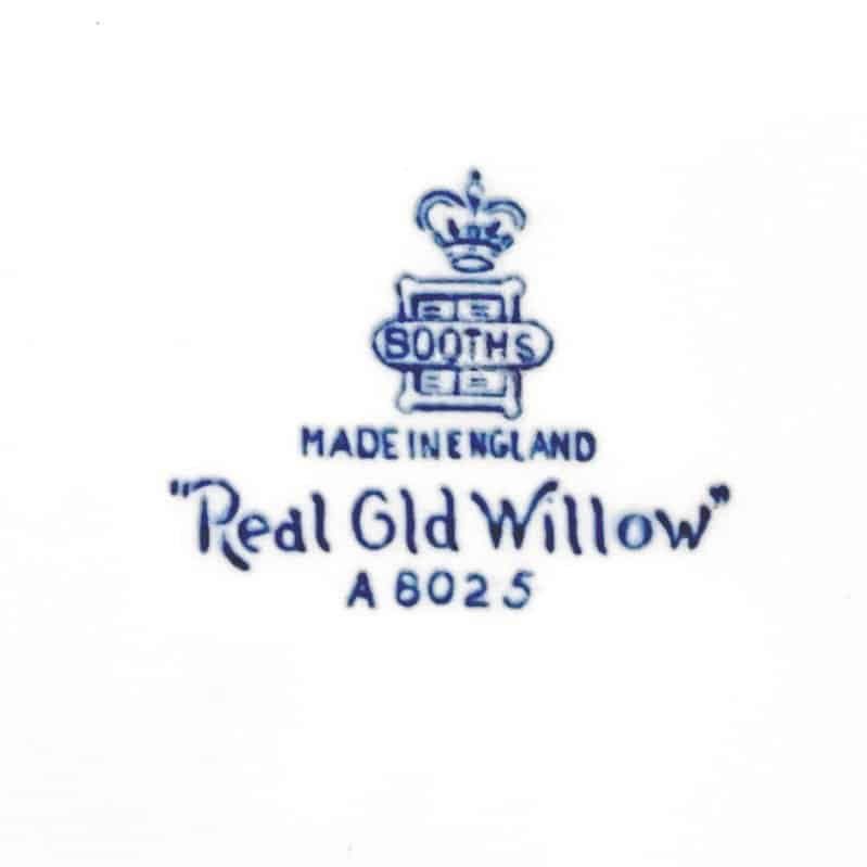 Booths Real Old Willow Main Plate - Clyde on 4th Antiques & Collectables
