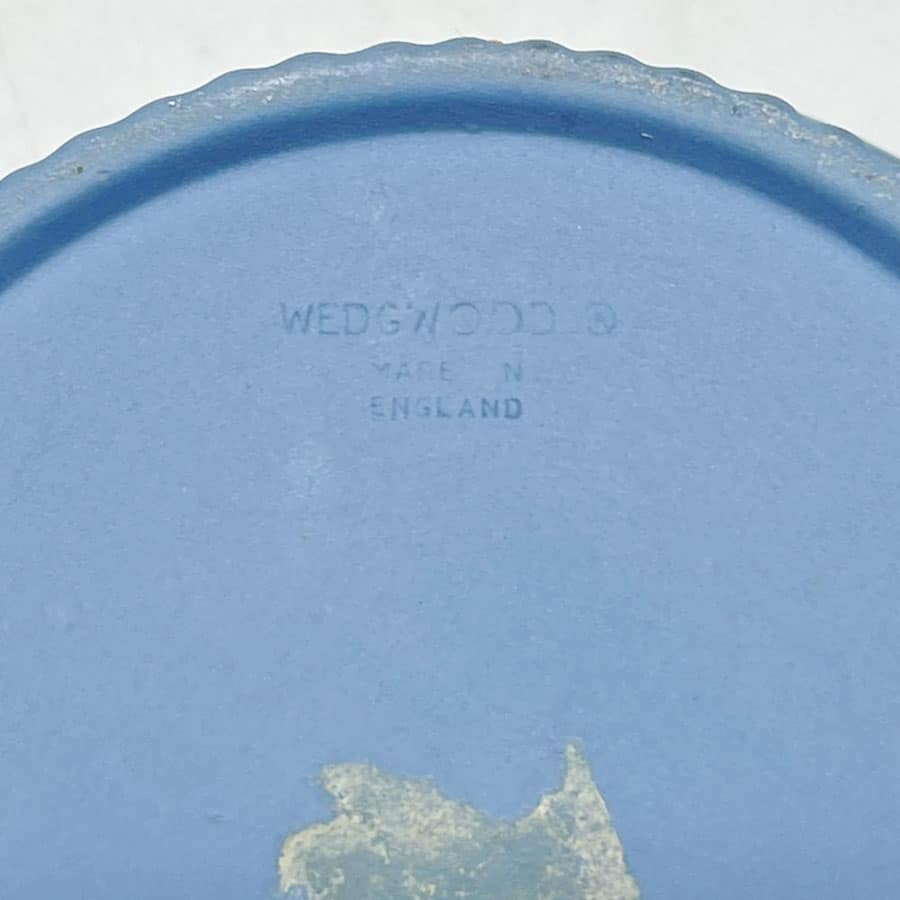 Wedgwood Jasperware Light Blue Pegasus Covered Bowl - Clyde on 4th Antiques & Collectables