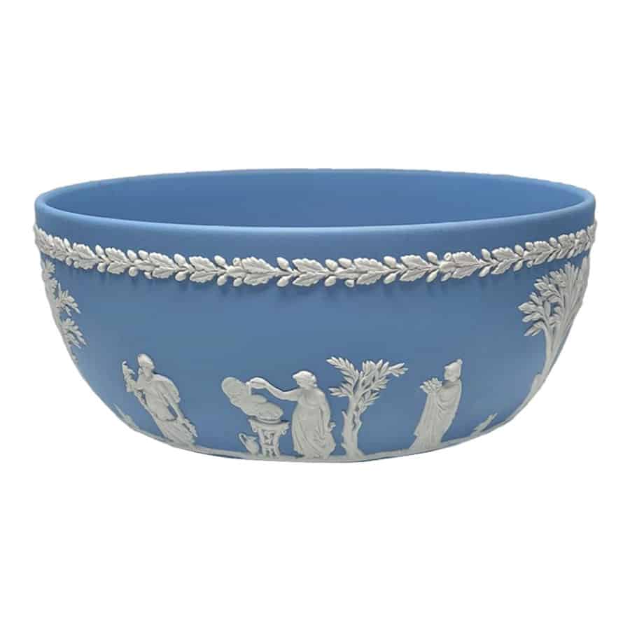 Wedgwood Light Blue Jasper Ware Bowl - Clyde on 4th Antiques & Collectables