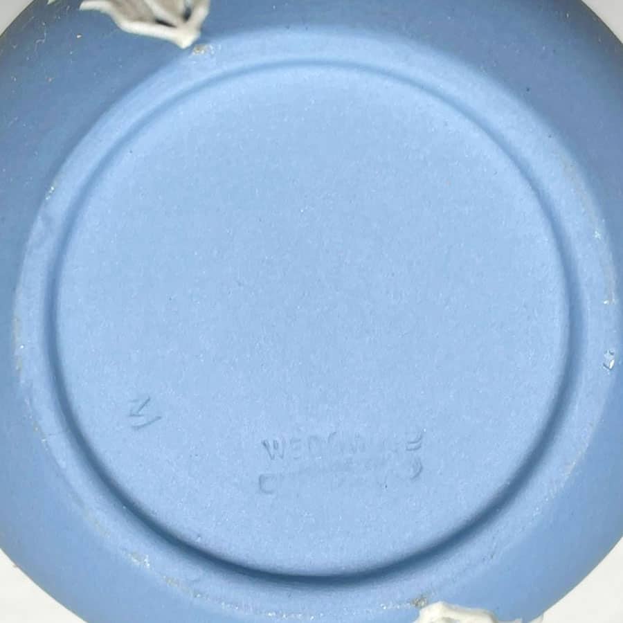 Wedgwood Light Blue Jasperware Cupid Bud Vase - Clyde on 4th Antiques & Collectables