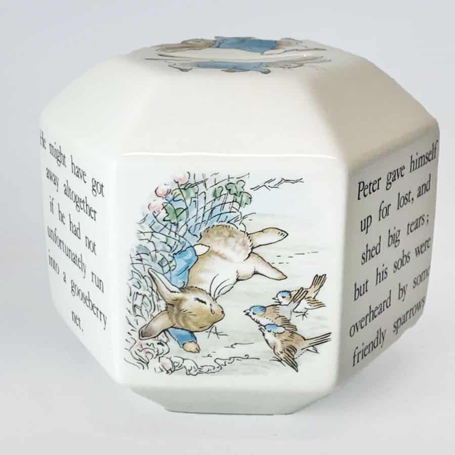 Wedgwood Beatrix Potter Peter Rabbit Money Box - Clyde on 4th Antiques ...