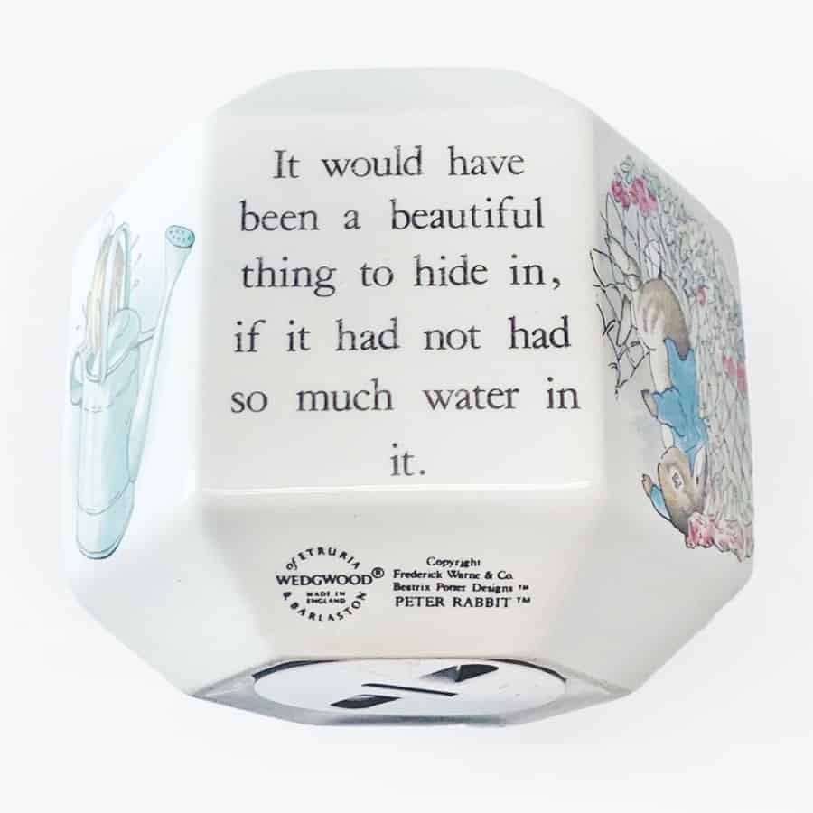 Wedgwood Beatrix Potter Peter Rabbit Money Box - Clyde on 4th Antiques ...