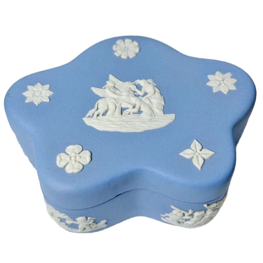 Wedgwood Jasperware Helios Trinket Box - Clyde on 4th Antiques ...