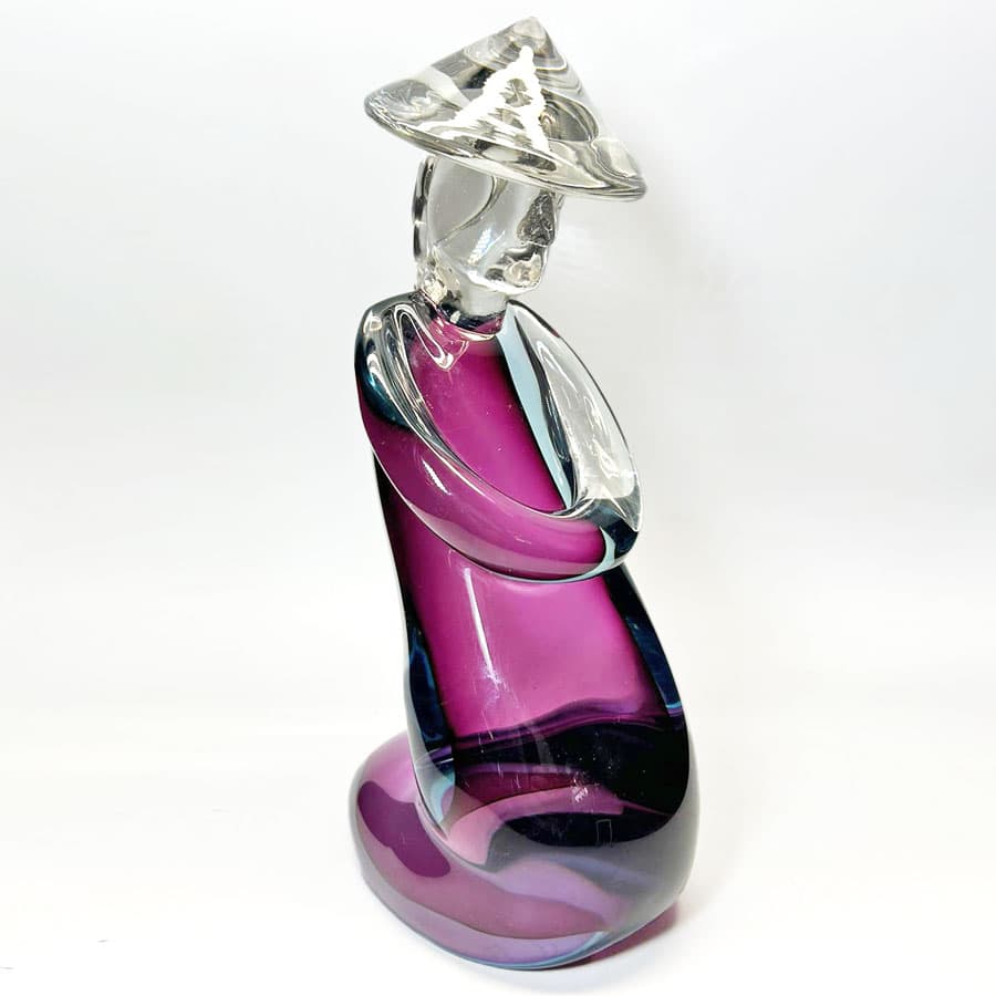 Archimede Seguso Large Murano Glass Chinese Man 20th 36cm - Clyde on ...