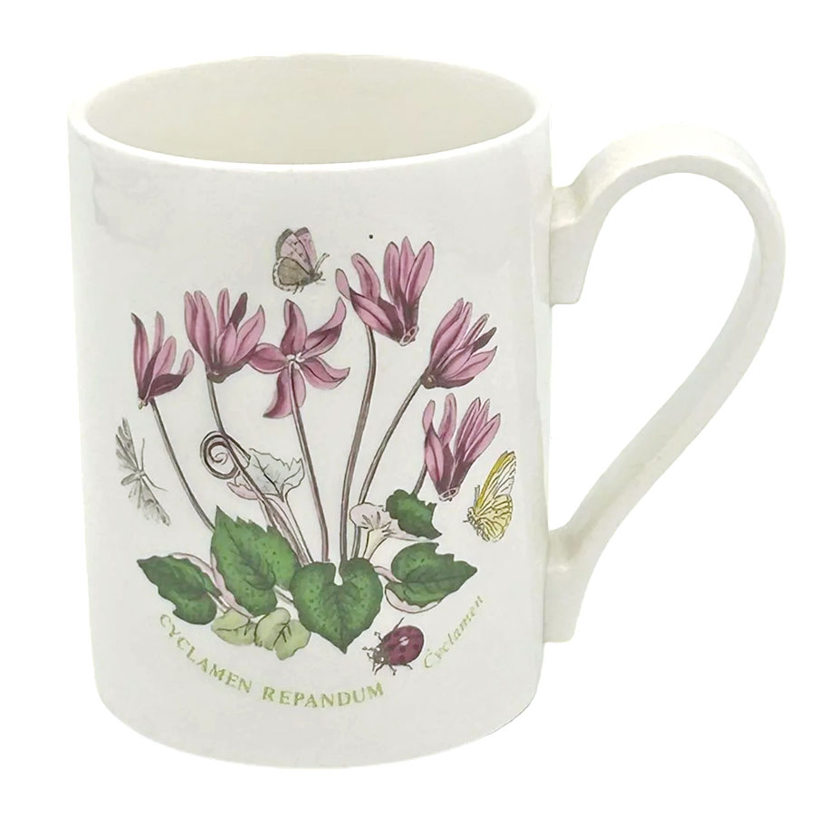 Portmeirion Botanic Garden Coffee Mug Cyclamen - Clyde on 4th Antiques ...