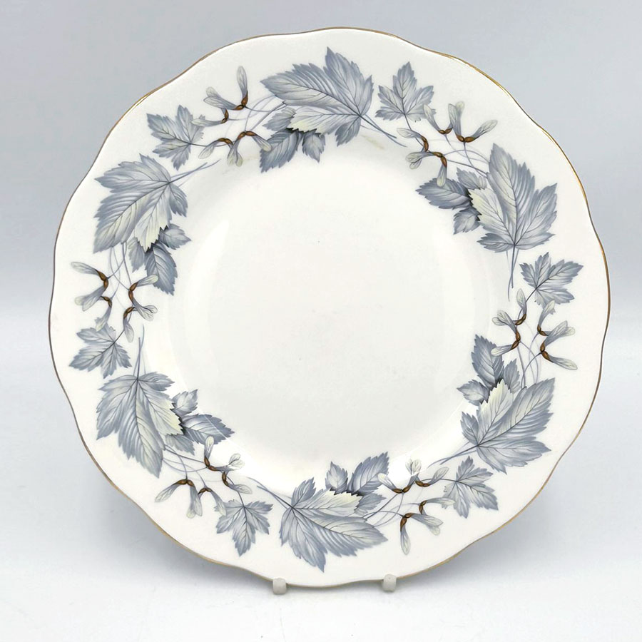 Royal Albert Silver Maple Main Plate - Clyde on 4th Antiques & Collectables