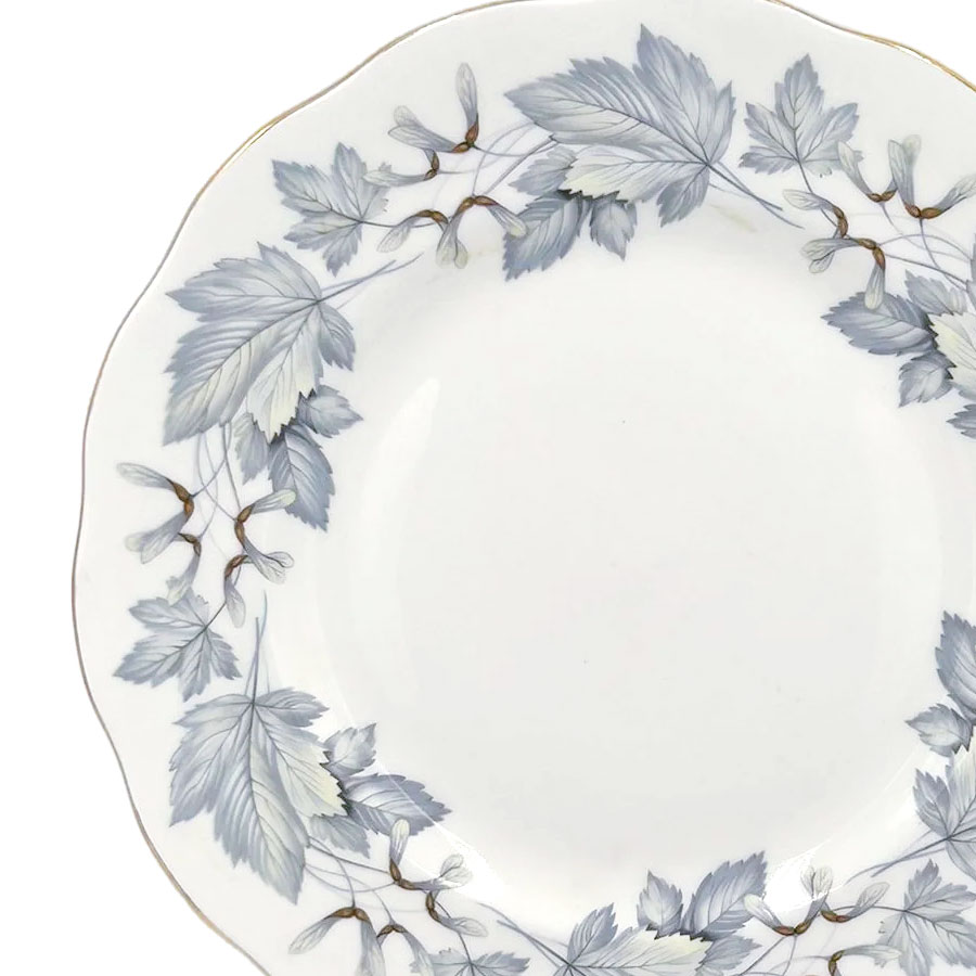 Royal Albert Silver Maple Main Plate - Clyde on 4th Antiques & Collectables