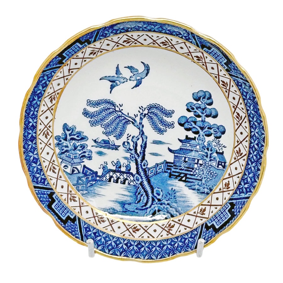 Booths Real Old Willow Dessert Bowl - Clyde on 4th Antiques & Collectables