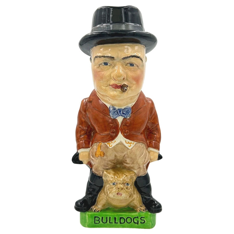 Burleigh Ware Bull Dogs Winston Churchill Toby Jug - Clyde on 4th ...