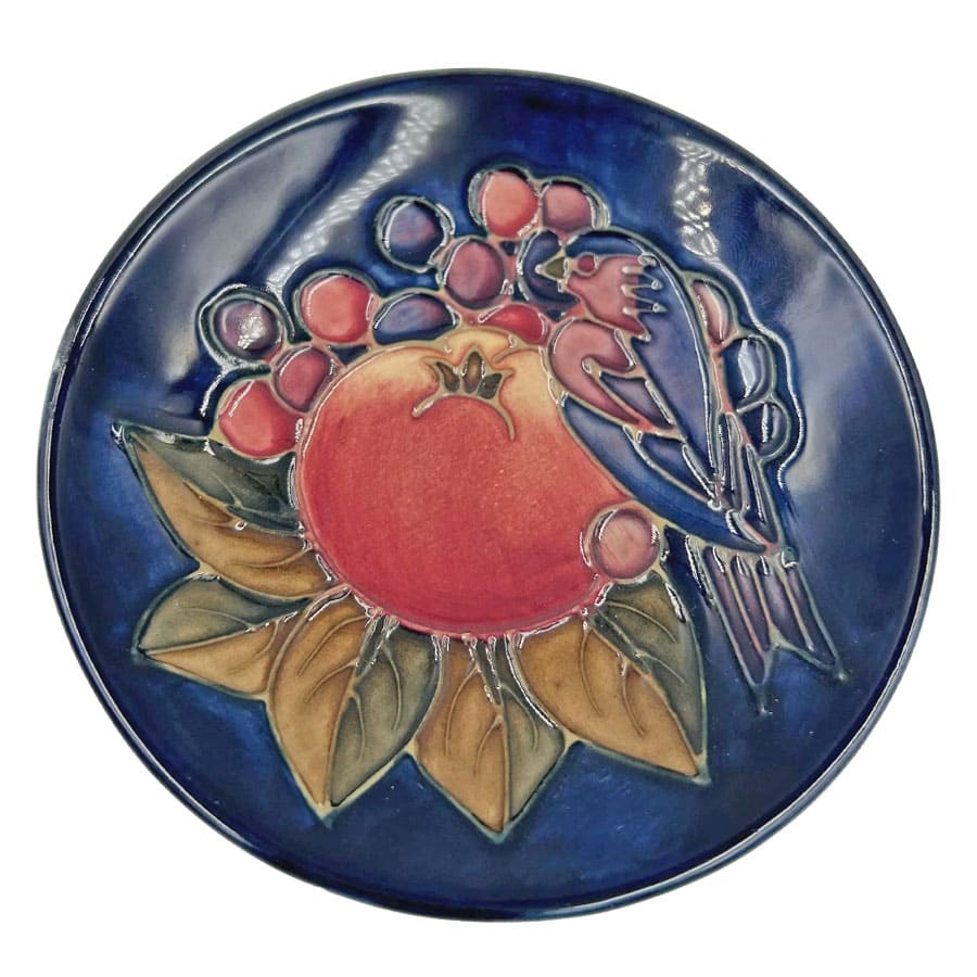 Moorcroft Finches Bowl Sally Tuffin - Clyde on 4th Antiques & Collectables