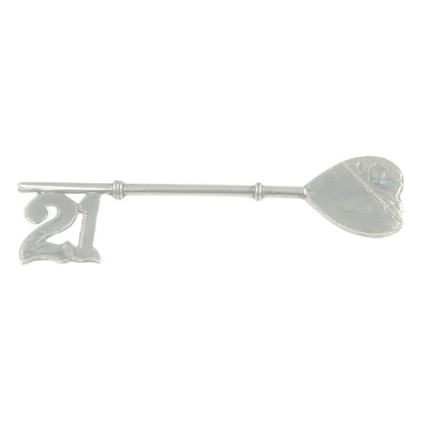 Sterling Silver 21st Birthday Presentation Key - Clyde on 4th Antiques ...
