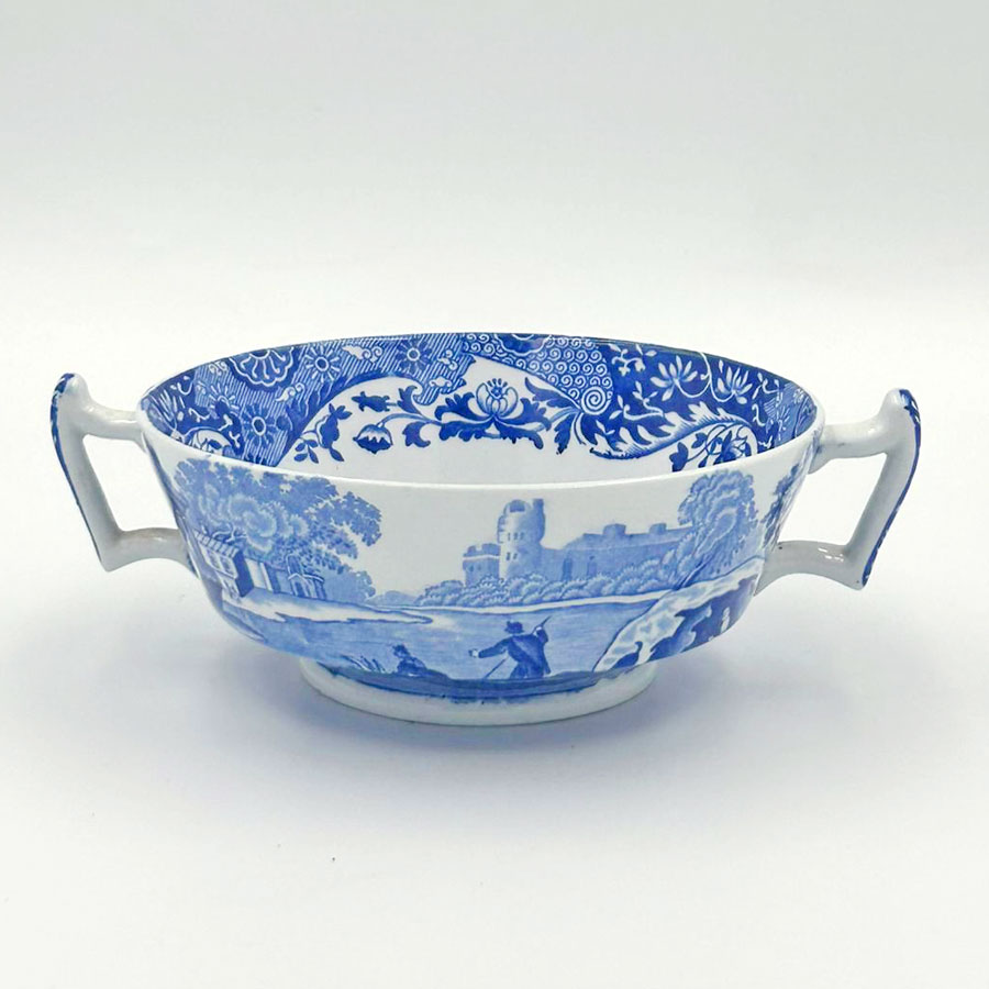 Copeland Spode Blue Italian Soup Coupe - Clyde on 4th Antiques ...