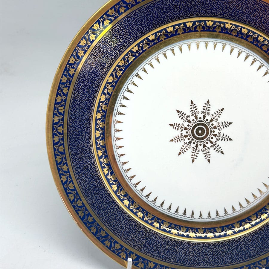 Sevres Decorative Gilded Plate 1858 Napolean III - Clyde on 4th ...