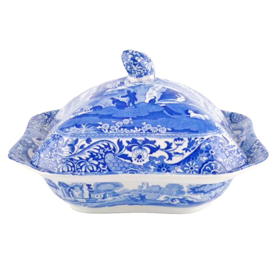 Copeland Spode Blue Italian Vegetable Bowl- Blue Mark – Clyde on 4th ...